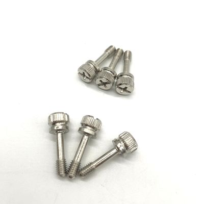 Groove Knurling Stainless Steel Machine Screws , M4 Captive Screw A4-80