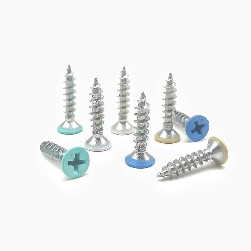 Color paint Self-tapping screw paint furniture screw cross Self-tapping ...
