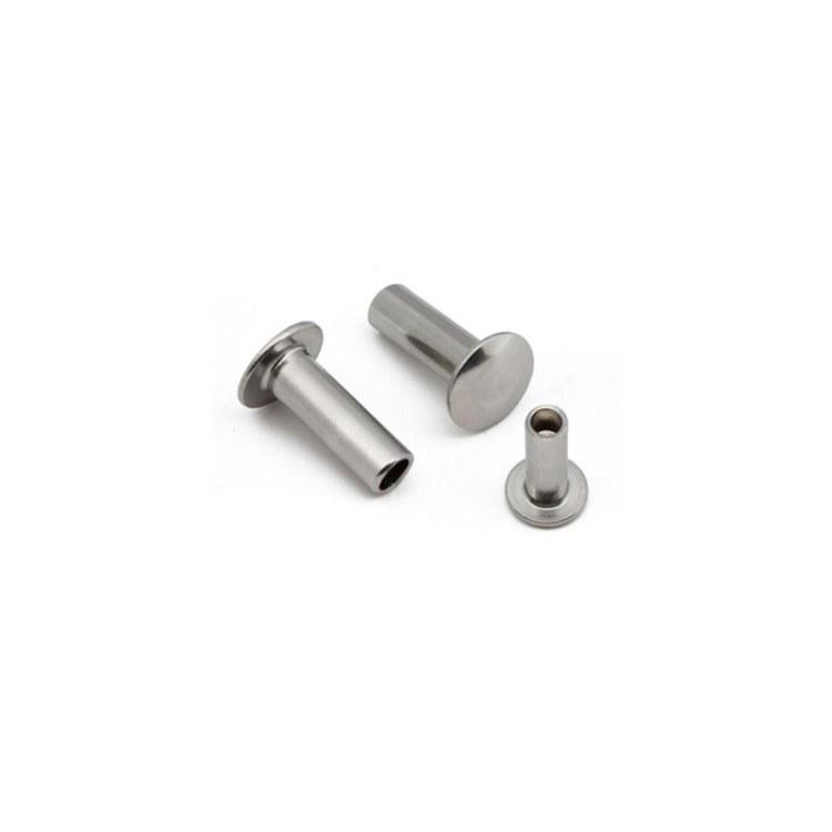 Pan Head Aluminum Semi Tubular Rivets SUS304 Material GB Standard