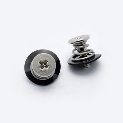 DIN Standard Spring Loaded Screw M2 M2.5 M3 C1022 Material Nickelplated ...